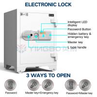 China Anti Theft Safe Box Fire Proof Cabinets House Safes Fireproof  Best Fireproof Document Safe for sale