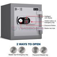 China Security Dual Alarm Fireproof Safe Box With Classic Intelligent Panel Design YB/FH-42 for sale