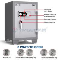 China 32 Mm Solid Steel Latches Security Box Door Open To 180-dgeree Fireproof Safe Box YB/FH-68 for sale