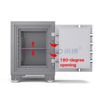 China Electronic Lock Fireproof Safe Box With L Type Brushed Solid Steel Handle YB/FH-58 for sale