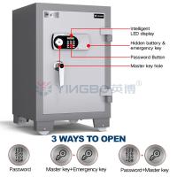 China Three Composite Construction Fireproof Safe Box With Intelligent Dual Alarm System YB/FH-78 Fireproof Safe Box for Home and Office for sale