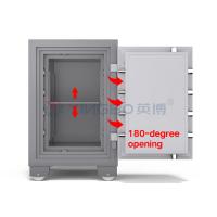 China 32 Mm Solid Steel Latches Security Box Door Open To 180-dgeree Fireproof Safe Box YB/FH-68 for sale