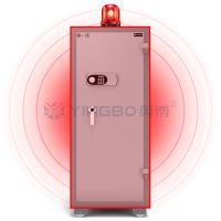 China 120mins Fire Rating L Type Brushed Solid Steel Handle Fireproof Safe Box with Emergency Key YB/FH-158 for Peace of Mind for sale