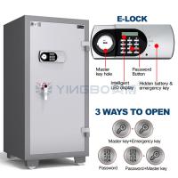 China Fireproof Safe Box YB/FH-128 Multiple Fire Prevention Design 3 Opening Ways and Adjustable Shelves for Ultimate Security for sale
