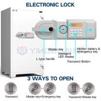 China H1280mm Fireproof Safe Box Fire Resistant Special Out Hinge Design for sale