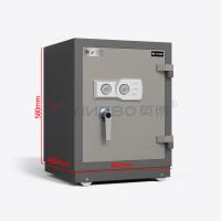 China 90kg Fireproof Safe Box Home Safe For Money Firearm Valuables Adjustable Shelf for sale