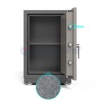 China H680mm Fire Resistant Safe Box Solid Steel Latches Double Keys Lock for sale