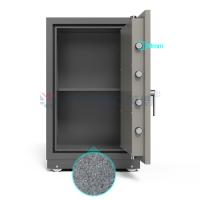 China Double Keys Lock Fire Resistant Safe Box Safety Box For Documents Money Jewelry H780mm for sale
