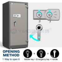 China 235KG Anti-Fire Safe Box Double Keys Lock Solid Steel Latches Secure Your Valuables for sale