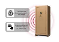 China H1800mm Jewely Safe Luxury Leather  Watch Winder Fingerprint Lock With Fireproof for sale