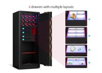 China H1580mm Jewelry Safe Box For Sale With 7 Open Ways Smart Luxury Watch Winder Safe for sale