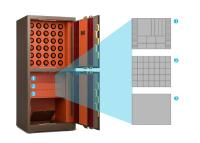 China Biometric Fingerprint Lock Jewelry Safe Box Watch Winder Double Compartment H1680mm for sale