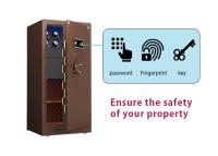 China Double Alarm Solid Steel Jewelry Watch Winder Safes With 7 Open Ways for sale