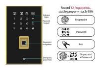 China 14*90mm Double Rows Bolts Commercial Safe Box Dual Intelligent Alarm and Hidden Box for sale