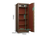 China Anti-Theft Commercial Safe Boxes Alarm System Biometric Fingerprint Lock 7 Open Ways for sale