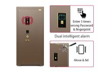 China 14*90mm Double Rows Bolts Commercial Safe Box Dual Intelligent Alarm and Hidden Box for sale