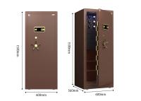 China Small Jewelry Watch Winder Safe Fireproof  Fingerprint  Double Alarm for sale