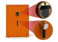 China Leather-Covered Fireproof Jewelry Safe Limited Edition with Watch Winder for sale