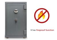 China Anti Theft Fireproof Jewelry Safe Leather-Covered Biometric Fingerprint Lock for sale