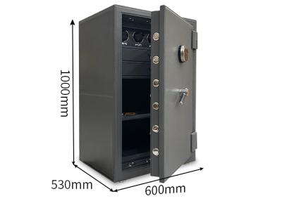 China Anti Theft Fireproof Jewelry Safe Leather-Covered Biometric Fingerprint Lock for sale