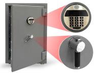 China Anti Theft Fireproof Jewelry Safe Leather-Covered Biometric Fingerprint Lock for sale