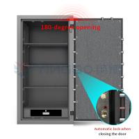 China OEM Fireproof Safe Box Heavy Duty Anti Theft Alarm System Multiple Fire Prevention Design for sale