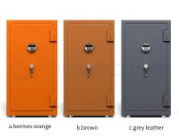 China Leather-Covered Heavy Duty Fireproof Jewelry Safe Watch Safe With Watch Winder for sale