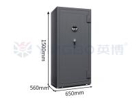 China Leather-Covered Heavy Duty Fireproof Jewelry Safe Watch Safe With Watch Winder for sale