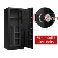 China Solid Steel Gun Safe Box Solid Steel Heavy Duty Fireproof Protection for sale