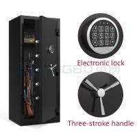 China Solid Steel Gun Safe Box Solid Steel Heavy Duty Fireproof Protection for sale