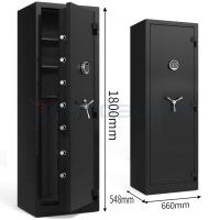 China Large Gun Secure Box Gun Safe Box Protect Firearms Fire Resistant Safe Box for sale