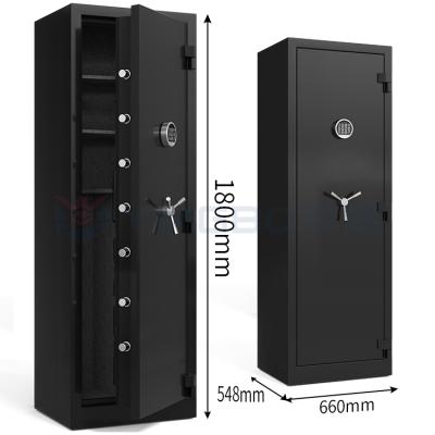 China Large Gun Secure Box Gun Safe Box Protect Firearms Fire Resistant Safe Box for sale