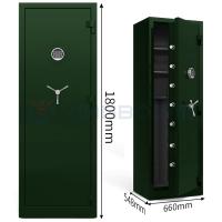 China Fire Prevention Green Gun Safe Box YB/GS-180 Smart LED Display For Secure Storage for sale