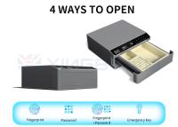 China Leather-Covered Jewelry Safe Box with Dual Alarm & Auto Open, Single Layer for sale