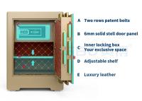 China YB/ZY-58 Luxury Small Commercial Safe Box Vertical Lock Design Bank Security for sale