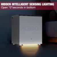 China Fingerprint Lock Smart Safe Box Hidden box Night table safe box Wireless Charging for sale