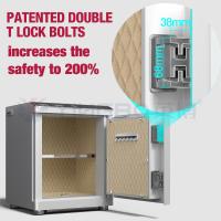 China Fingerprint Lock Smart Safe Box Hidden box Night table safe box Wireless Charging for sale