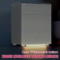 China Motion-Activated Drawer Smart Safe Box Biometric Lock Dual Alarm for sale