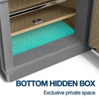 China Solid Steel Smart Safe Box Motion-Activated Drawer Biometric Lock Dual Alarm for sale
