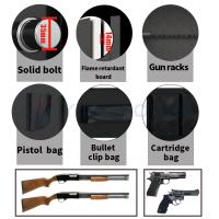 China 30-75 Mins Fireproof Gun Safe Box Organized Storage for Long Guns Pistols Ammo for sale