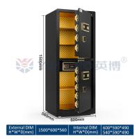 China Dual-Compartment Home Safe Box Dual Alarm Large Private Inner Lock Box for sale