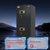 China Dual-Compartment Home Safe Box Dual Alarm Large Private Inner Lock Box for sale
