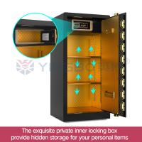 China Eco-Friendly Paint Home Safe Box 1 mm Flat Door Seam  12 mm Door Panel for sale
