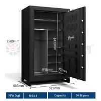 China High Security Gun Safe Box Big Storege Space UL Certification Gun Safes For Home for sale