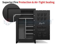 China 75mins Fireproof Rating Large High Secure Box Electronic Password Lock Heavy Gauge Steel Safes for sale