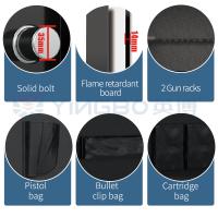 China Haze Blue Gun Safe Box 75 Minutes Fire Protection At 1400 °F 5‑Spoke Handle Design for sale