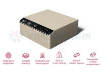 China Fireproof Protection Built-In Jewelry Safe Box Touchscreen Password  Smart Control Panel for sale