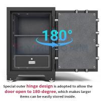 China Fingerprint Password Fire Proof Safe Box Factory Wholesale Fire-resistant Storage Cabinet for sale