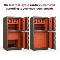 China Antitheft Best Jewelry Safe Box With Watch Winder Biometric Fingerprint Lock CE ISO Certified for sale