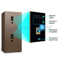 China Double Compartment Jewelry Safe with Biometric Fingerprint Lock Anti-Pry Security for Home, Hotel & Bedroom for sale